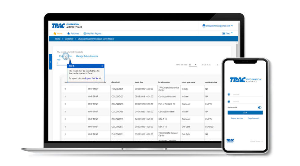 TRAC Information Marketplace - TRAC Intermodal