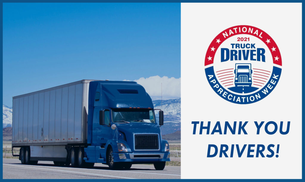Join Trac In Celebrating National Truck Driver Appreciation Week Trac