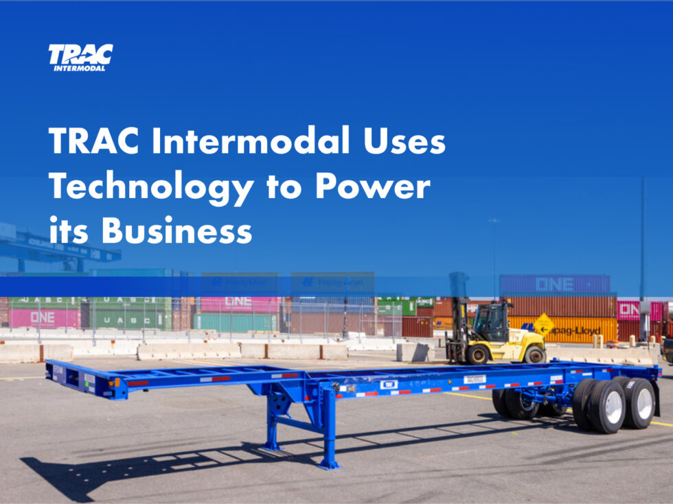 Intermodal Chassis Provider and Pool Manager - TRAC Intermodal