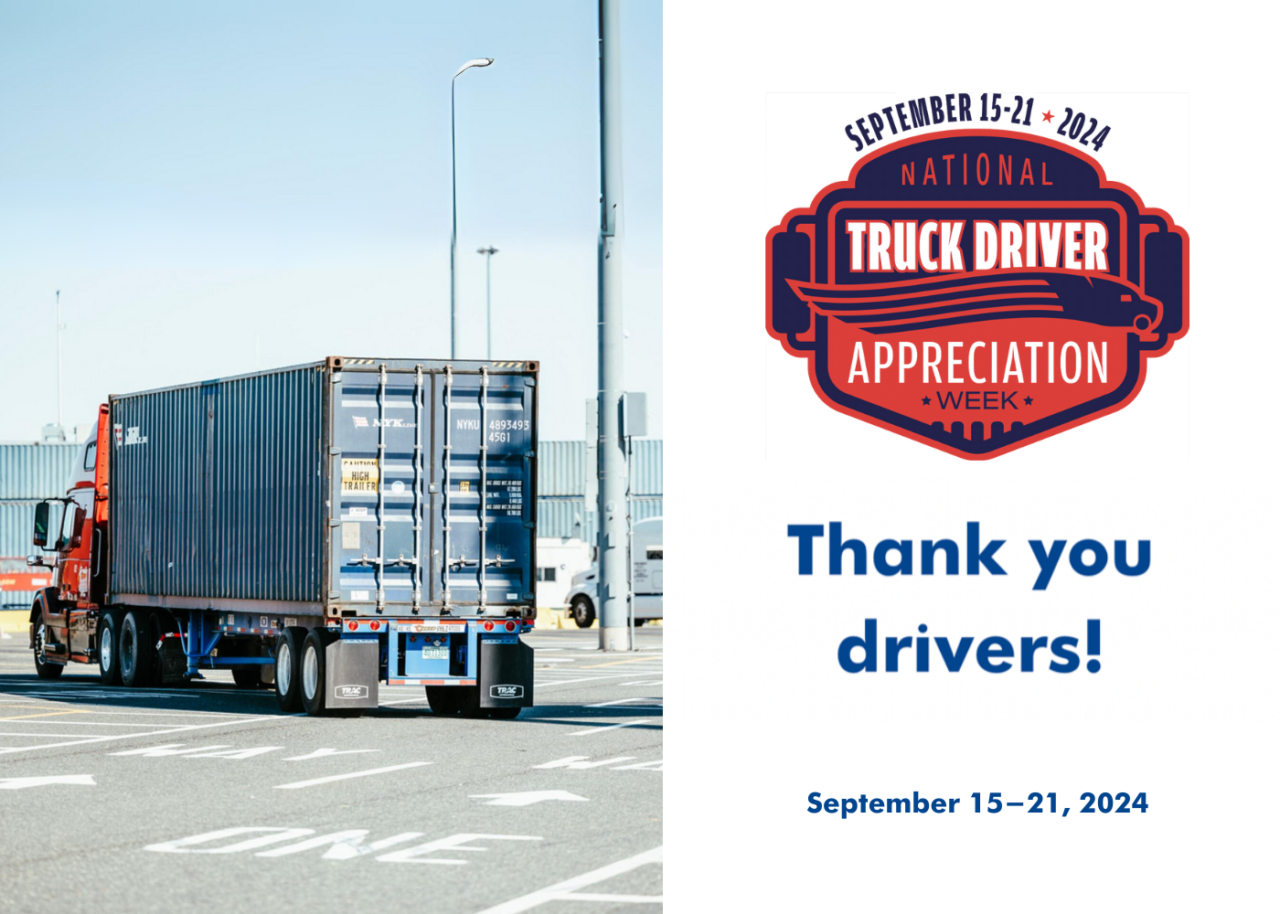 Join TRAC in Celebrating National Truck Driver Appreciation Week ...